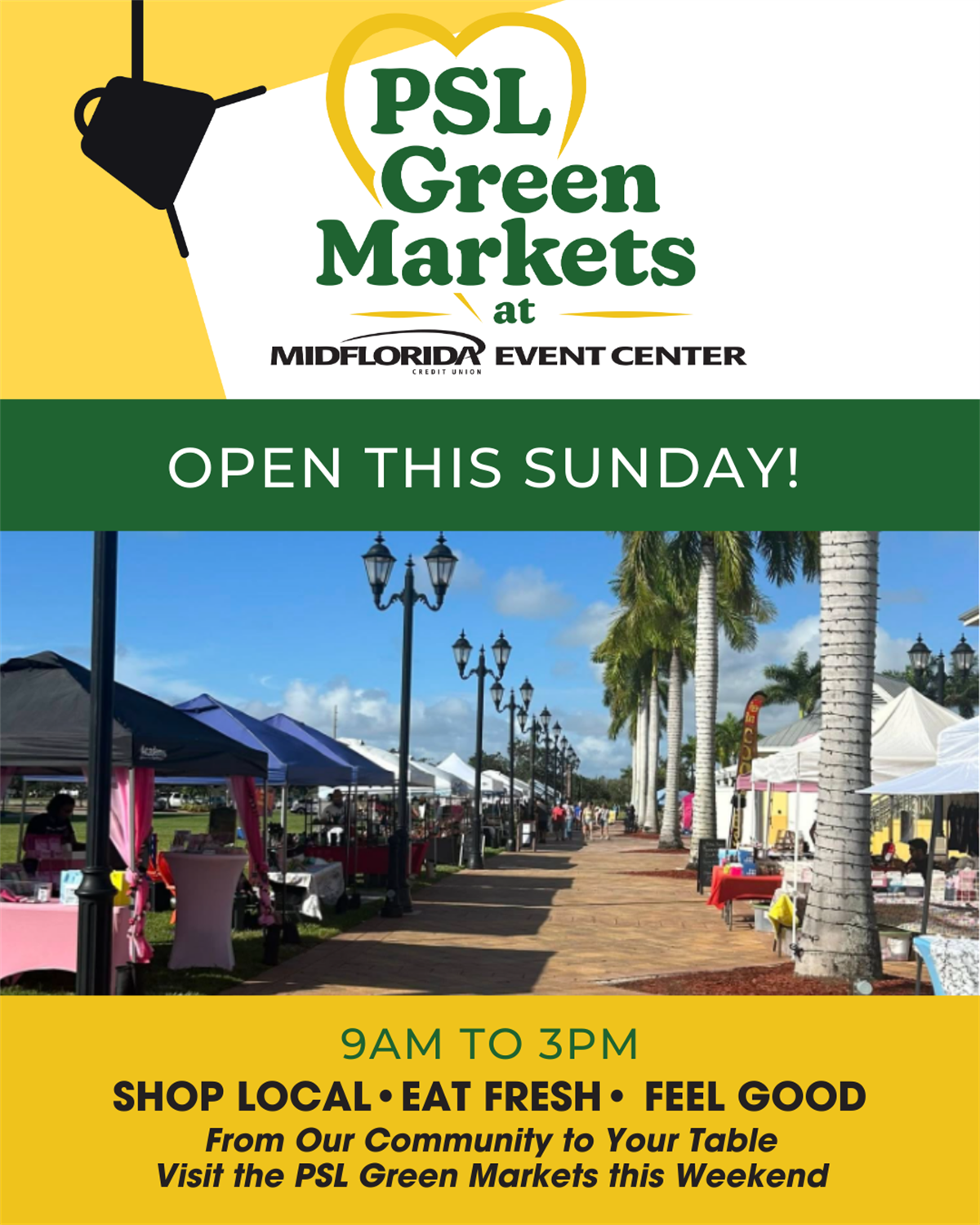 Port St. Lucie Green Market | MIDFLORIDA Event Center | Port St. Lucie, FL